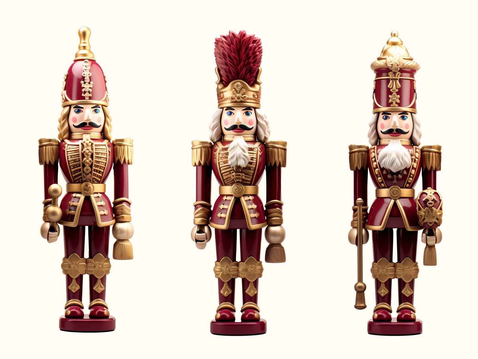 Nutcracker Clipart Red and Gold Nutcracker Nutcracker Ballet Clipart ...