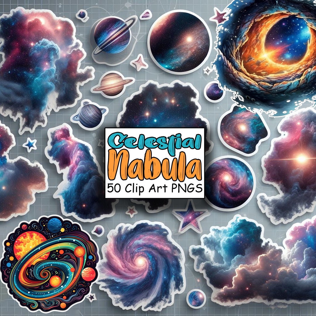 50 Celestial Nebula SVG Bundle,, Png,cut Filesinstant Download - Etsy