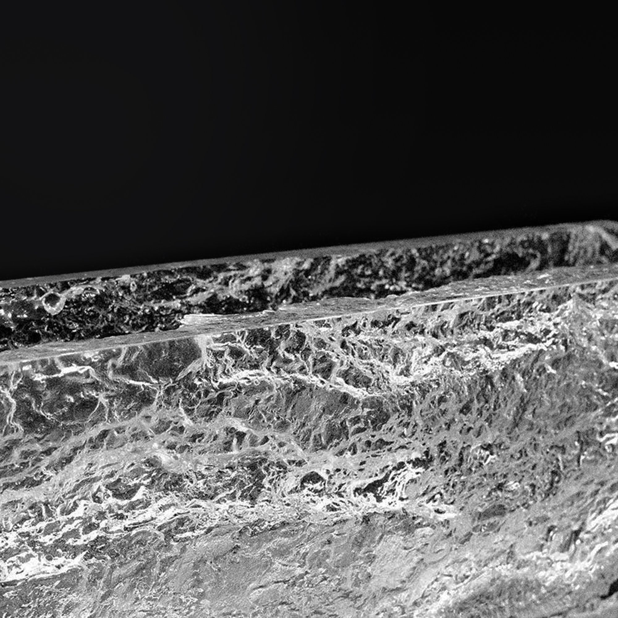 Glacier Clear Trough Vase, Transparent Acrylic Ice-like Living Room ...