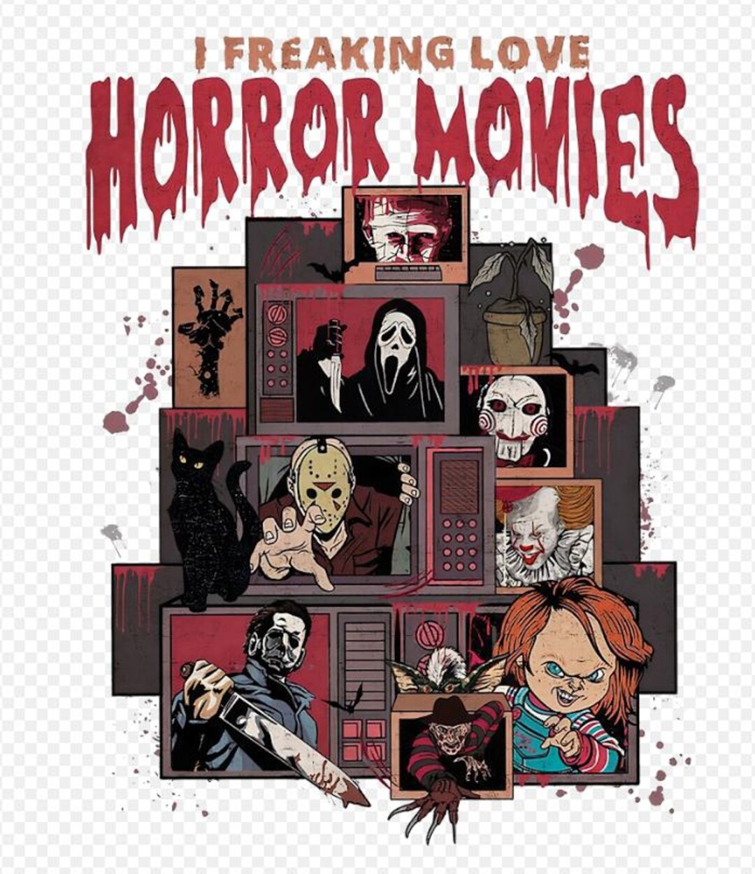 Horror Halloween Png, Scary Halloween Png, Horror Friend Png, Halloween ...