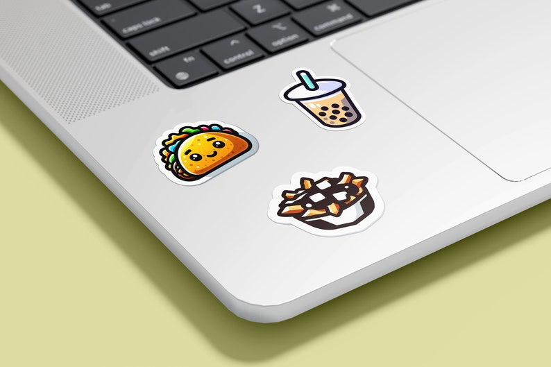50+ Pcs Cute Foodie Favorites Digital Stickers, Fast Food, Journaling ...