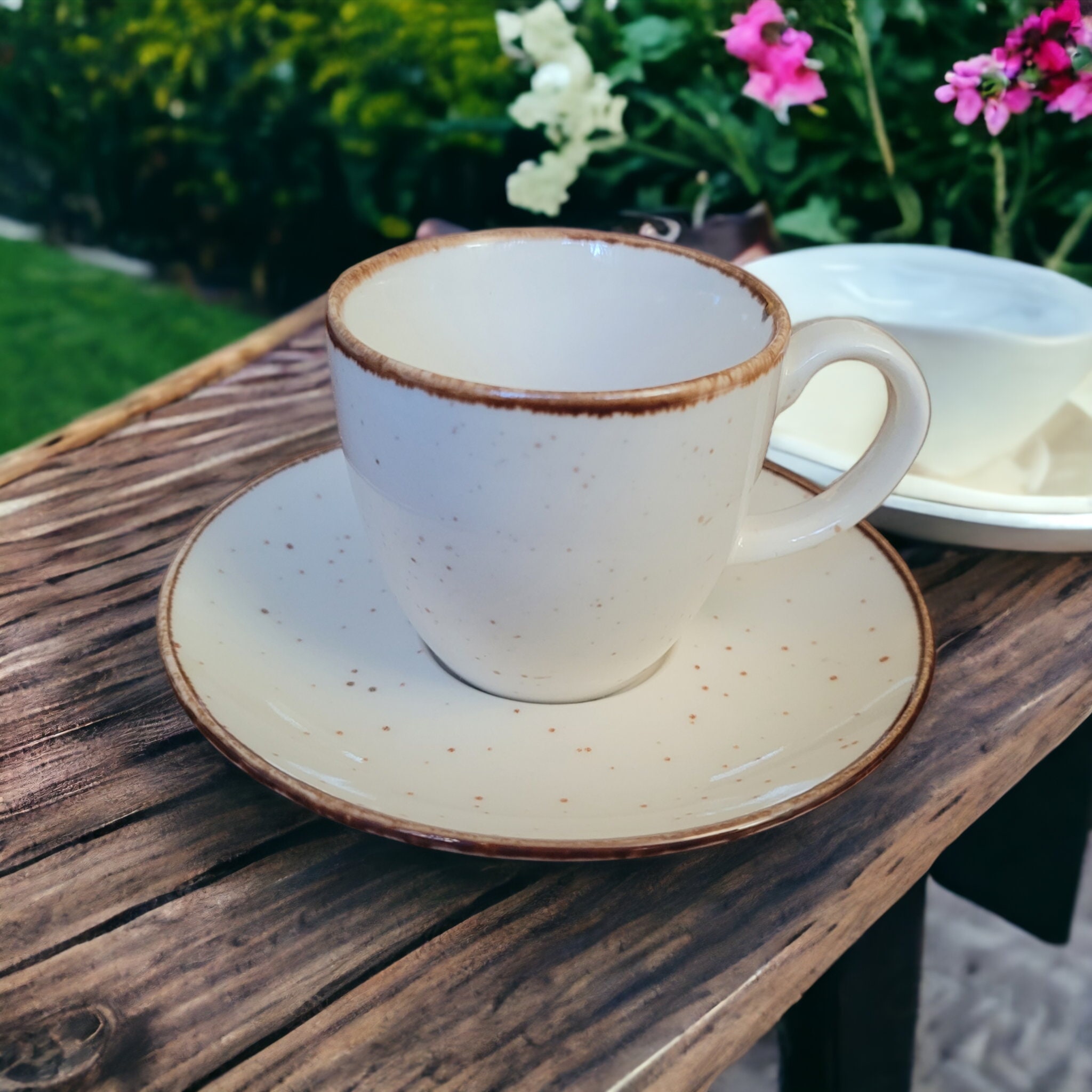 Traditional Turkish Coffee & Espresso Cup Set of 6 Handcrafted Opulence ...