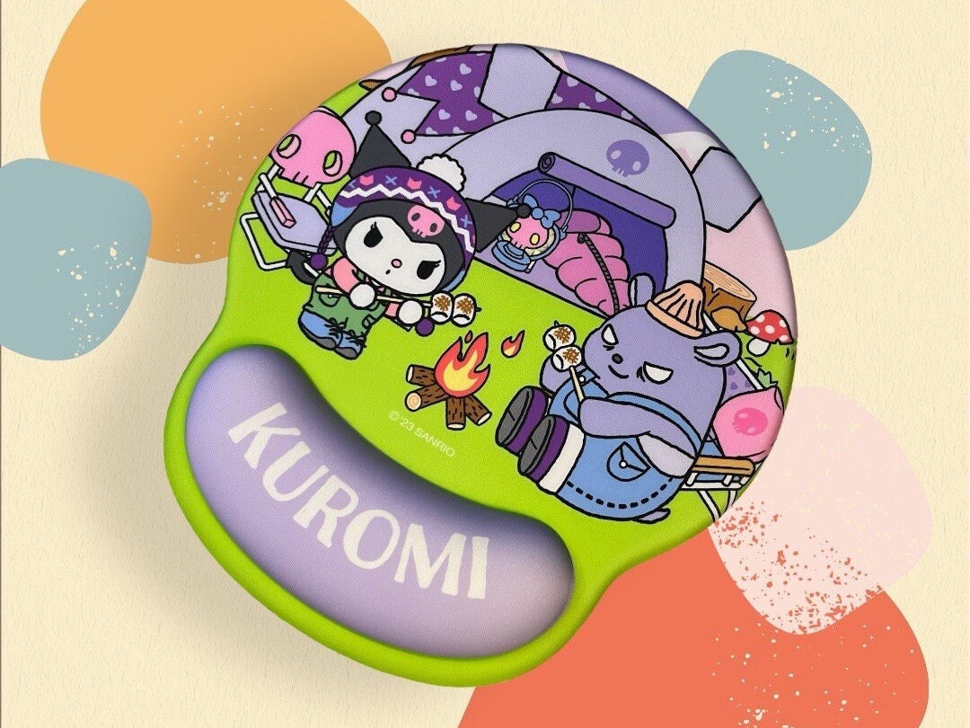 SANRIO Mouse Pad With Wrist Rest - Etsy