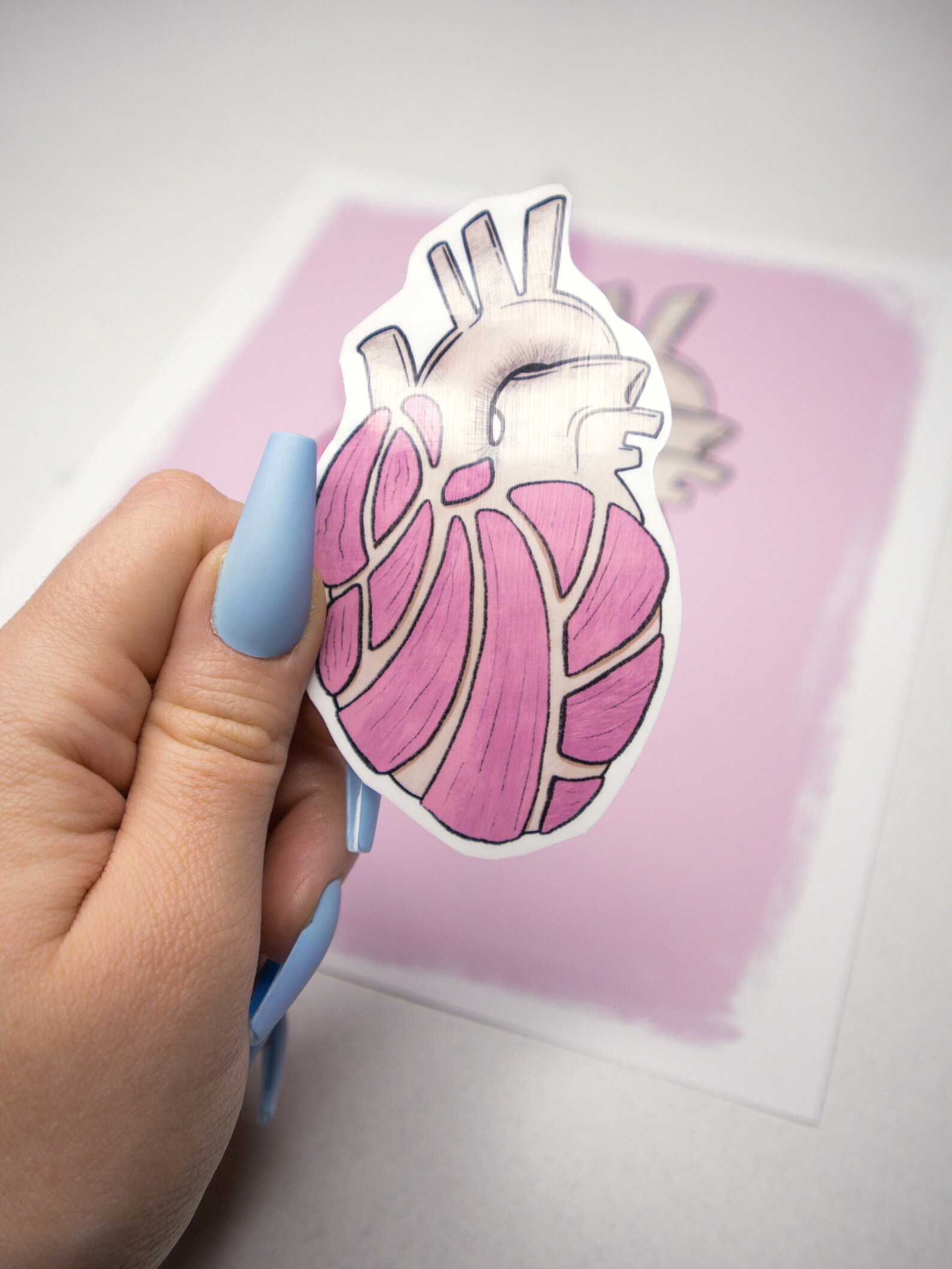 Concha Heart Sticker, Mexican Art, Concha, Mexican Artist, Spooky Art ...