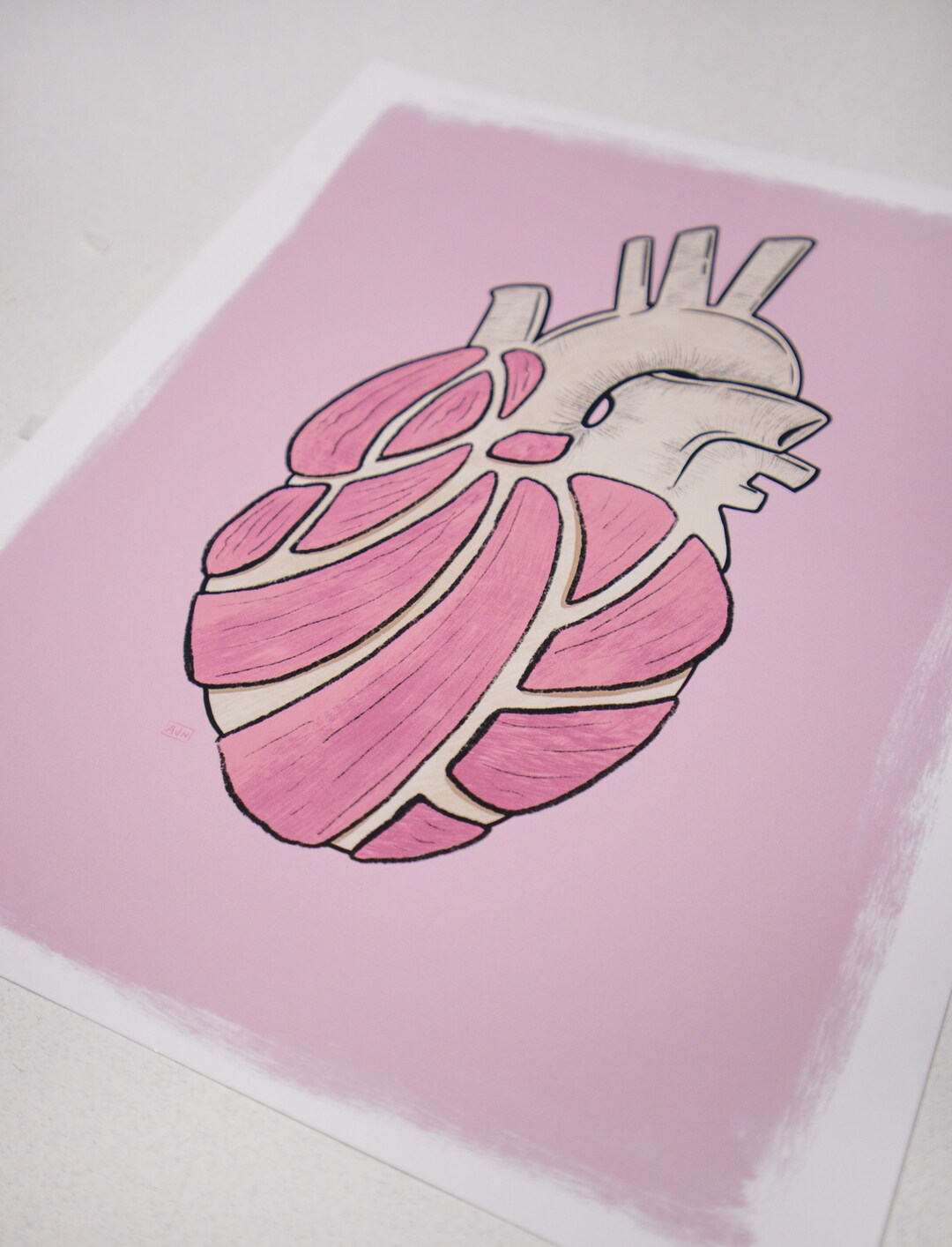 Concha Heart, Spooky Valentine, Valloween, Spooky Art, Mexican Art - Etsy