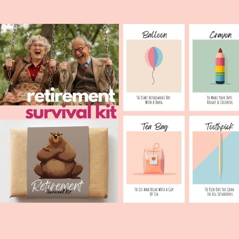 Retirement Survival Kit - Etsy