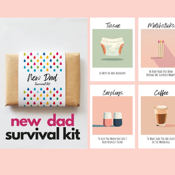 New Dad Survival Kit (Just for you!) - Etsy