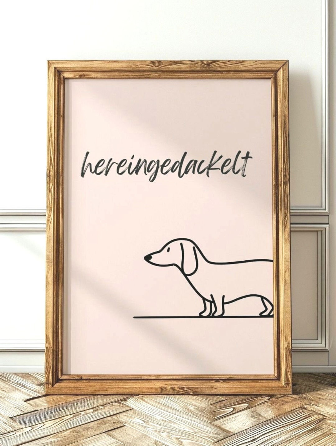 12 Prints Dackel Dachshund Welcome Sign Entry Area Entrance Animal Dog ...