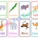 Spanish & English Animal Flashcards | Printable Bilingual Animals Flash ...