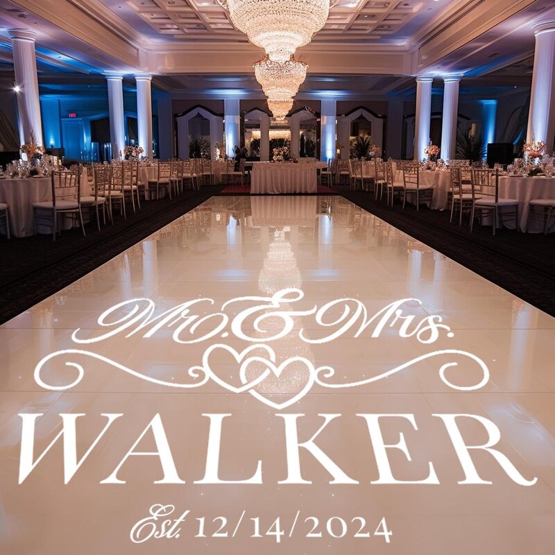 Wedding Floor Decal - Etsy