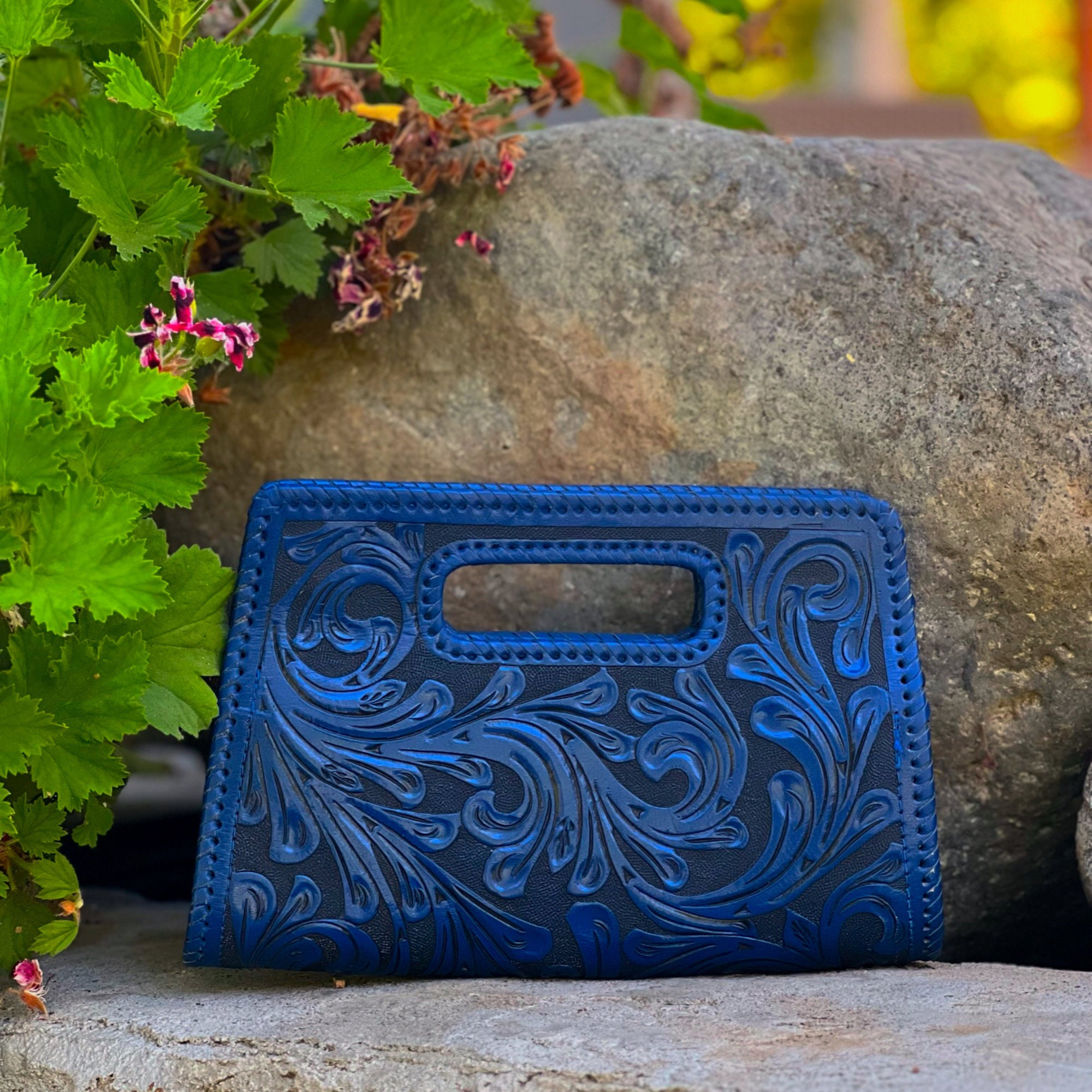 Reina Leather Top Handle Origenes by David Luna - Etsy