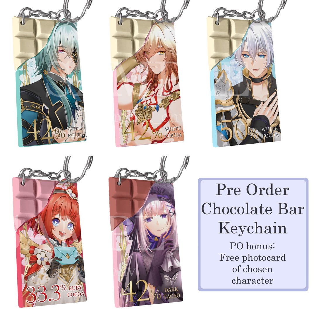 PRE ORDER | Honkai Star Rail PVC Chocolate Bar Keychain | Anaxa | Mydei ...