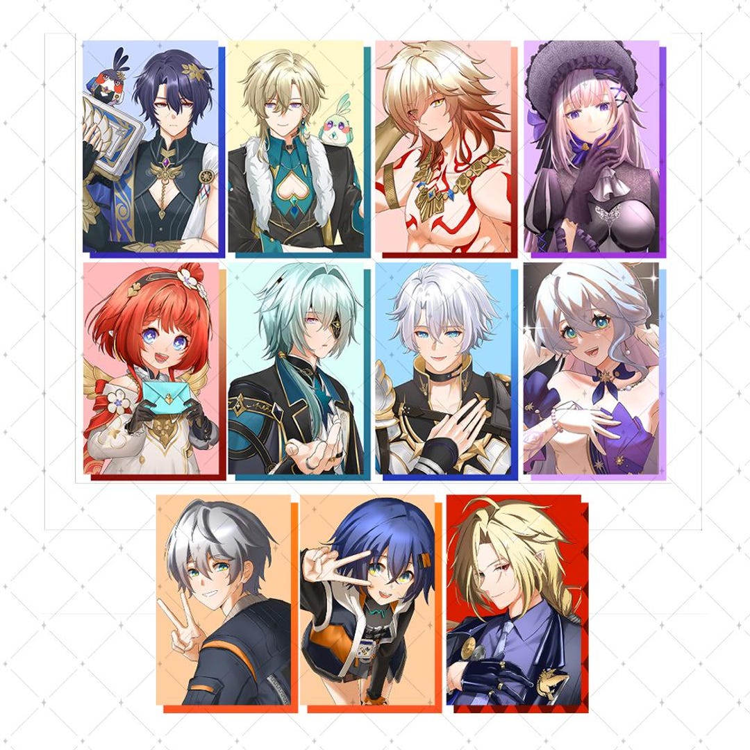Honkai Star Rail | Zenless Zone Zero | Assorted Holographic Photocards ...