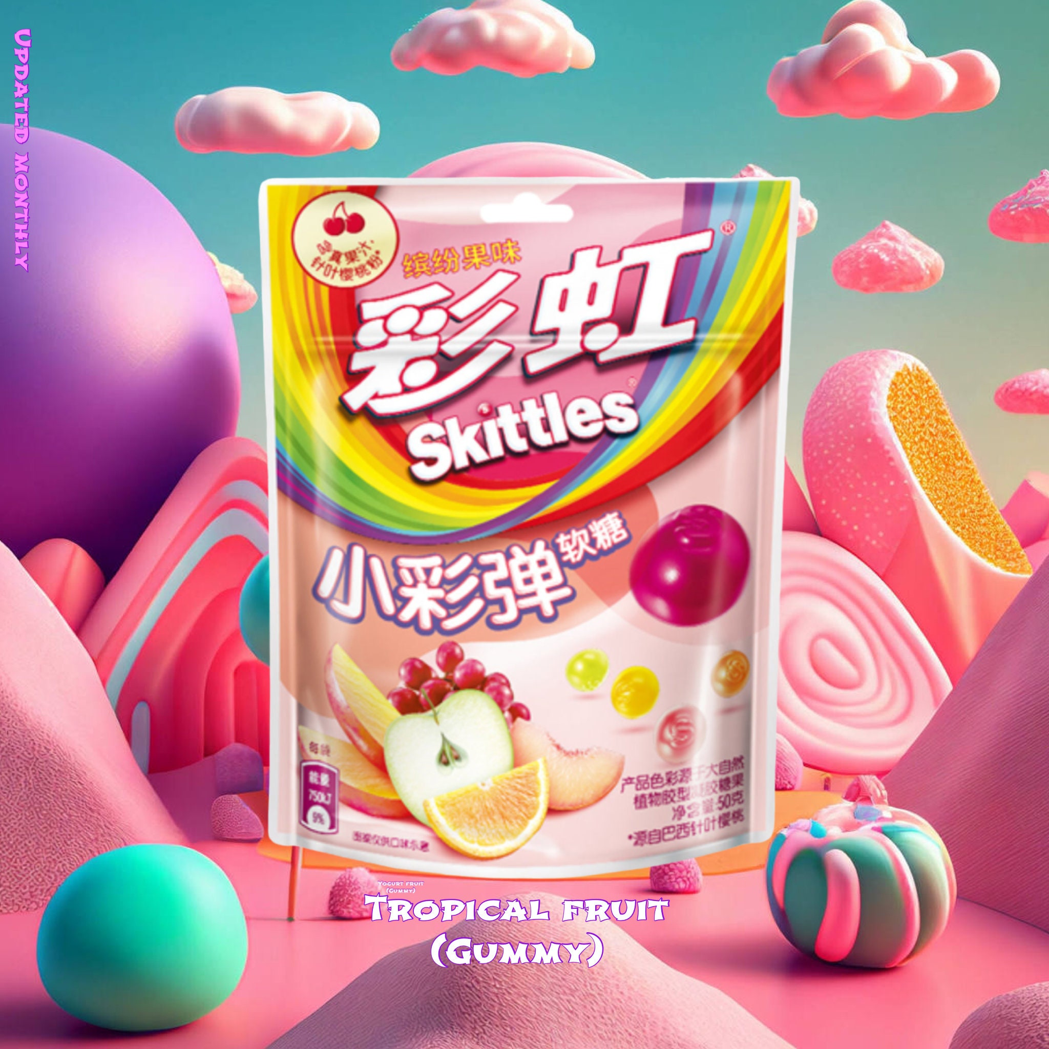 Exotic Skittles Candy - Etsy