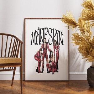 Maneskin Album Poster, Maneskin Rush Album Poster, Maneskin Room Decor ...