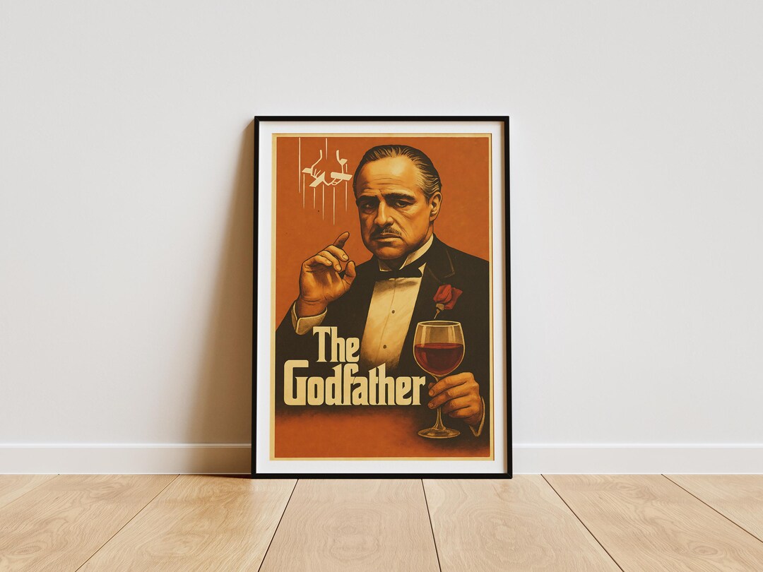 The Godfather Poster, the Godfather Fan Art ,the Godfather Room Decor ...