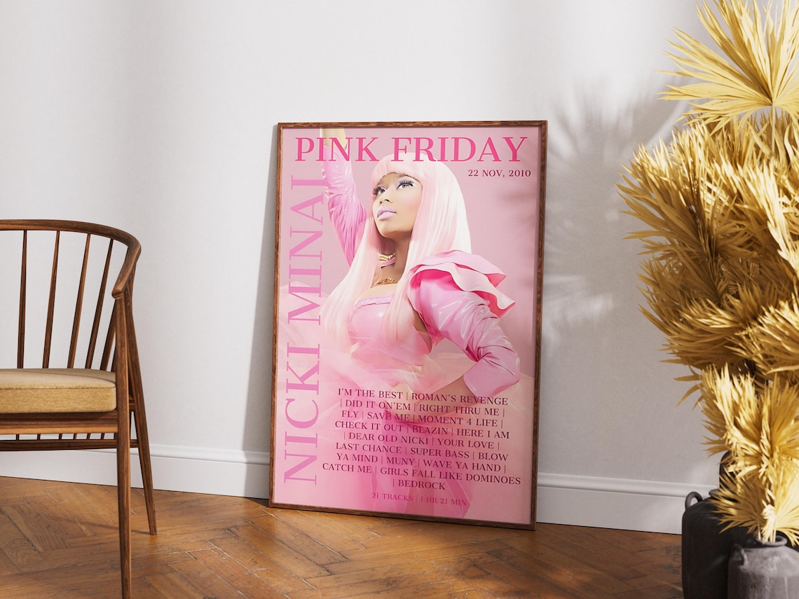 Nicki Minaj Poster , Nicki Minaj Poster Print , Nicki Minaj Album ...