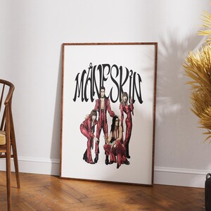 Maneskin Album Poster, Maneskin Rush Album Poster, Maneskin Room Decor ...
