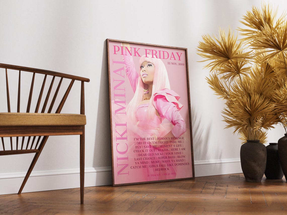 Nicki Minaj Poster , Nicki Minaj Poster Print , Nicki Minaj Album ...