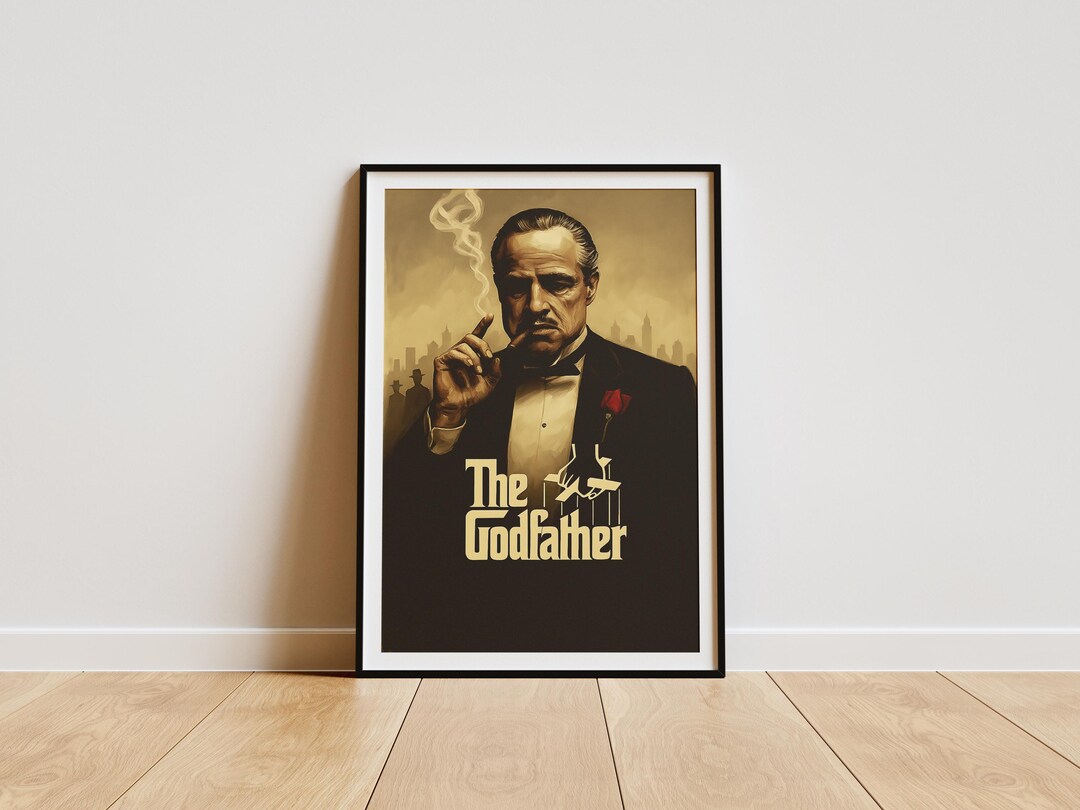 The Godfather Poster, the Godfather Fan Art ,the Godfather Room Decor ...
