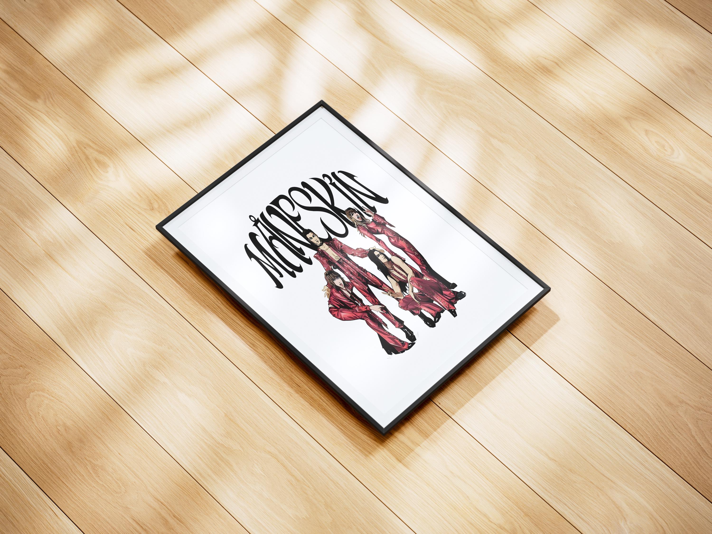 Maneskin Album Poster, Maneskin Rush Album Poster, Maneskin Room Decor ...