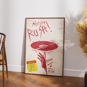 Maneskin Album Poster, Maneskin Rush Album Poster, Maneskin Room Decor ...