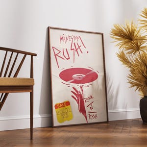 Maneskin Album Poster, Maneskin Rush Album Poster, Maneskin Room Decor ...