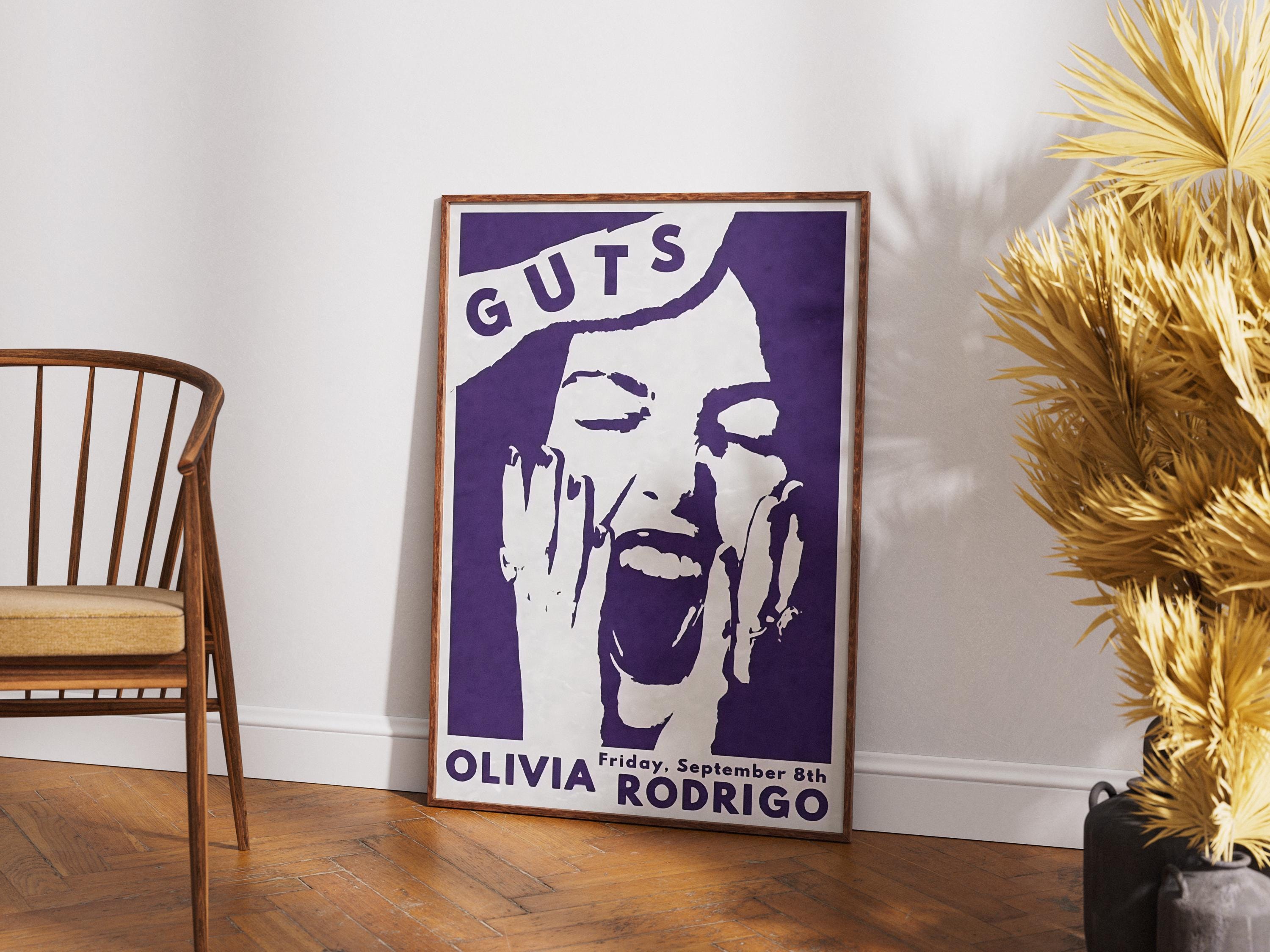 GUTS Album Poster, Olivia Rodrigo Guts Album Poster, Olivia Rodrigo ...