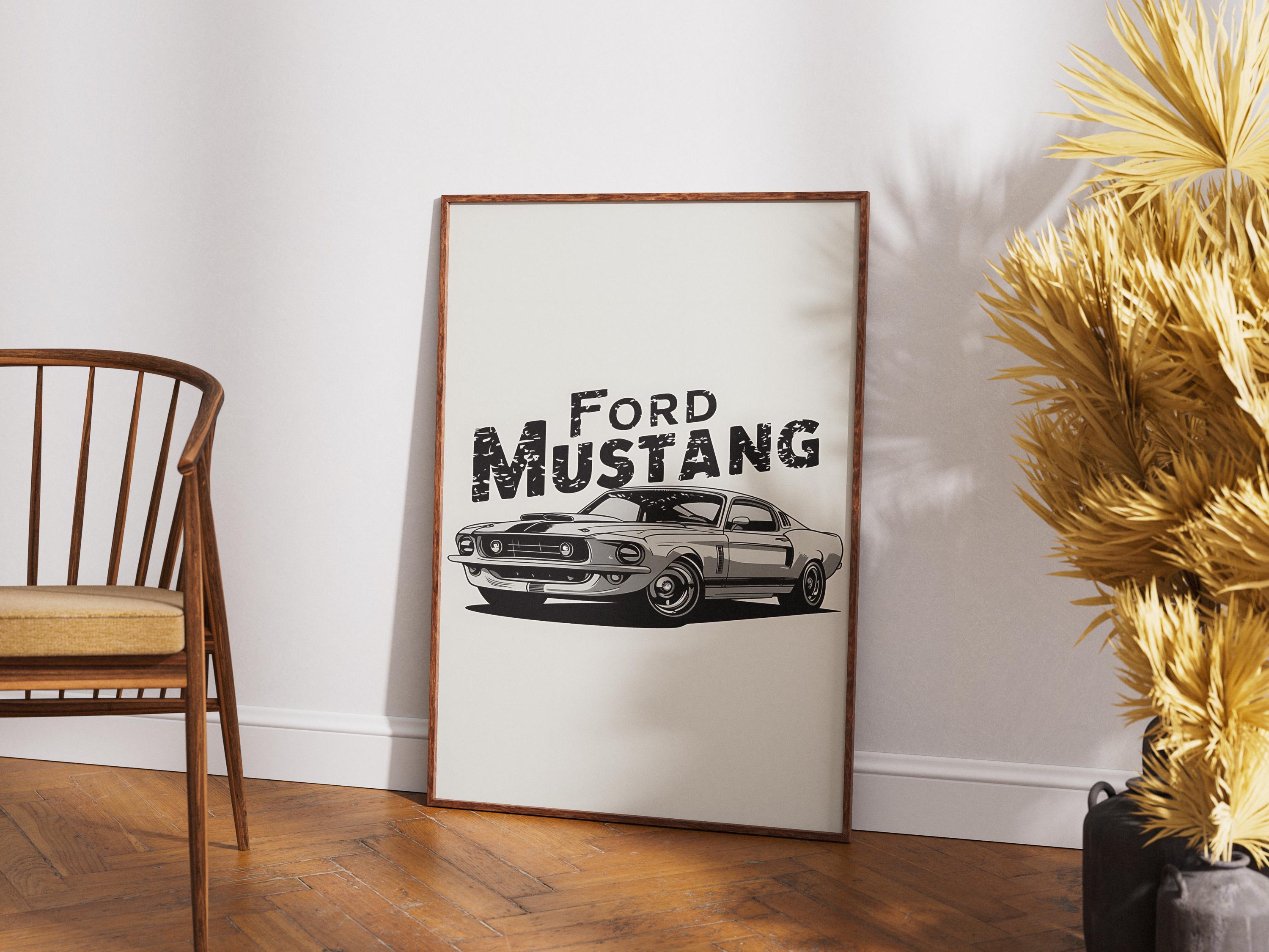 Ford Mustang Poster, American Muscle Cars Poste, Eleanor Poster, Room ...