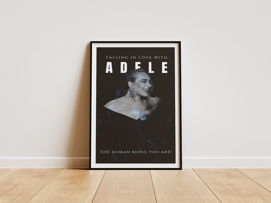 Adele Poster, Adele Album Poster, Adele Room Decor, Minimalist Album ...