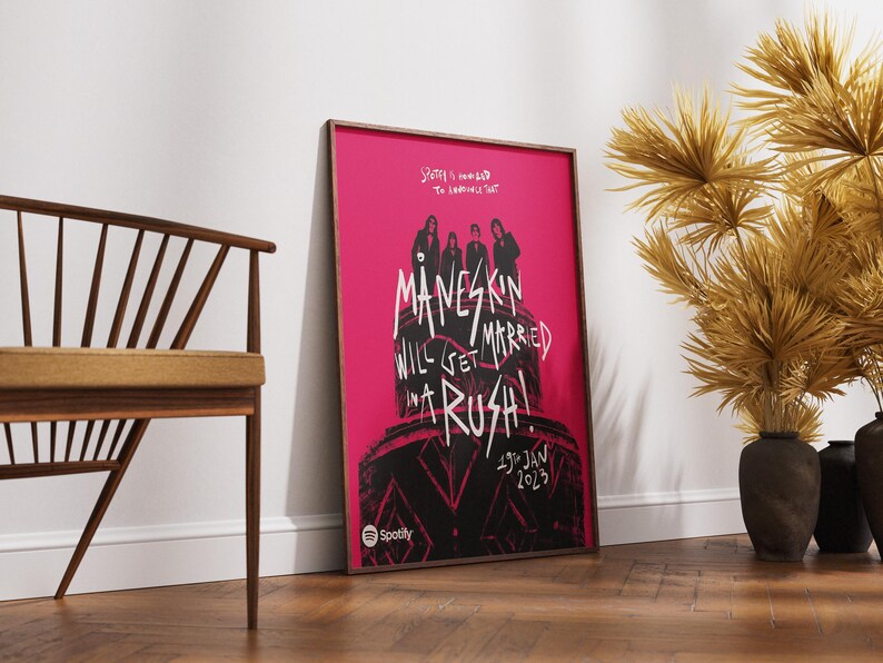 Maneskin Album Poster, Maneskin Rush Album Poster, Maneskin Room Decor ...
