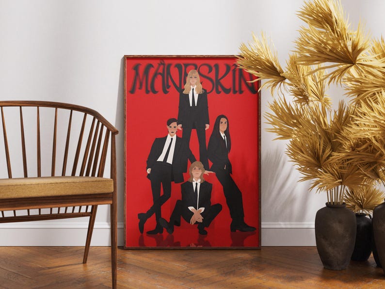 Maneskin Album Poster, Maneskin Rush Album Poster, Maneskin Room Decor ...
