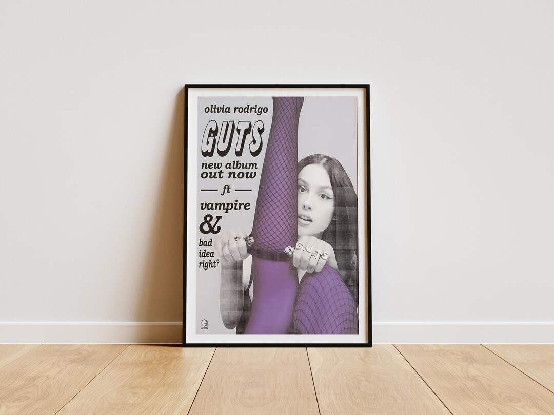 GUTS Album Poster, Olivia Rodrigo Guts Album Poster, Olivia Rodrigo ...