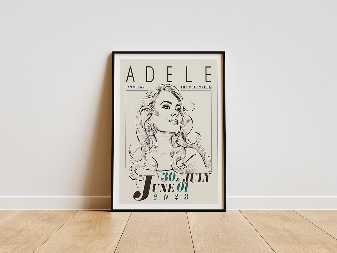 Adele Poster, Adele Album Poster, Adele Room Decor, , Minimalist Album Poster, Artist Poster ...