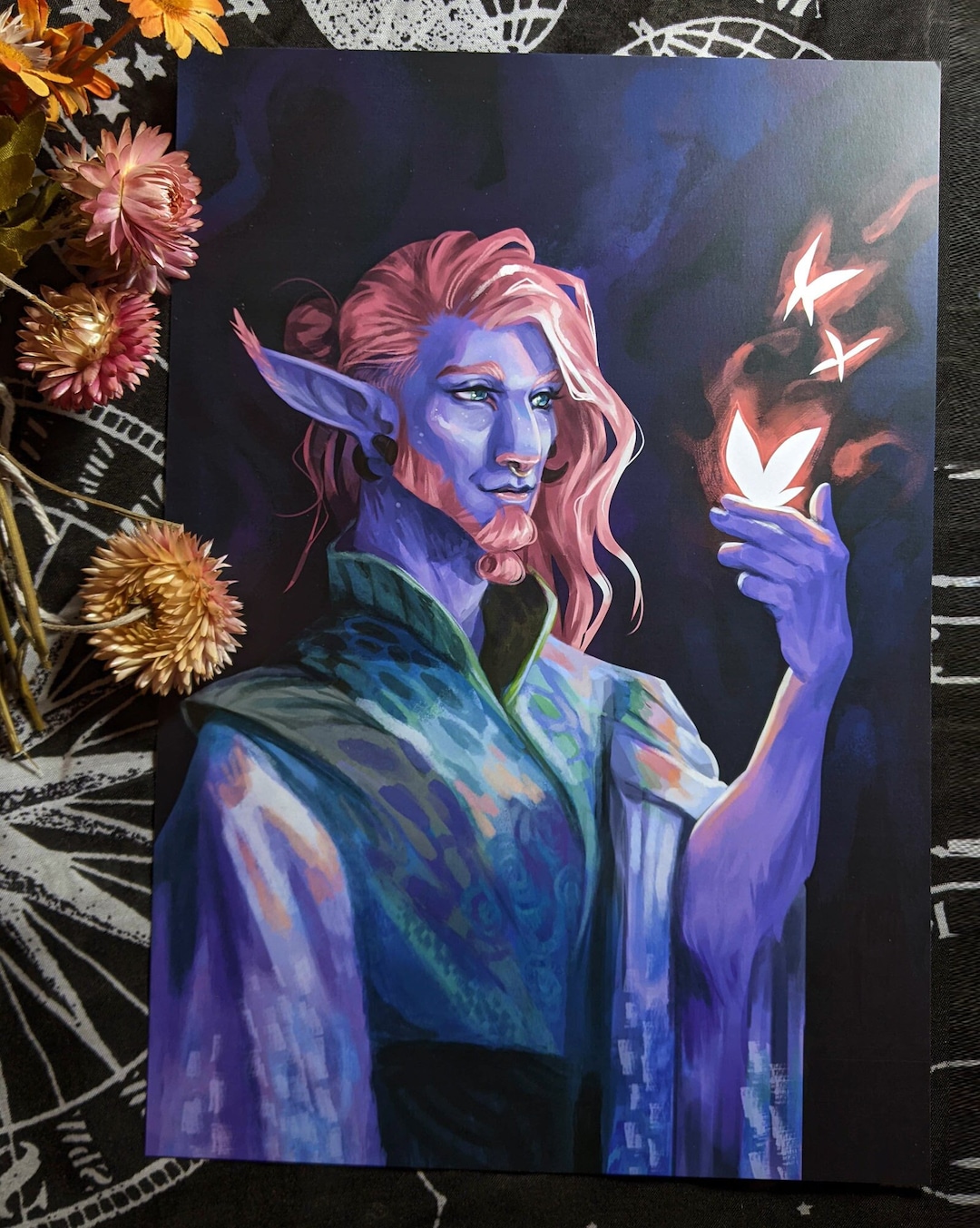 Critical Role Caduceus Butterfly Art Print in Medium A4, for Mighty ...