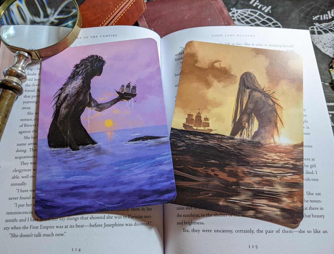 Monstrous Mermaid Small Art Print, A6, Postcard-sized Original Artwork ...