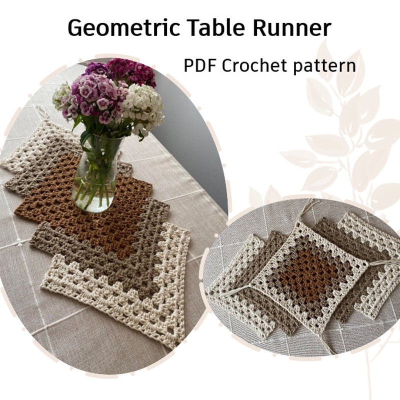 Crochet Table Runner Pattern - Etsy