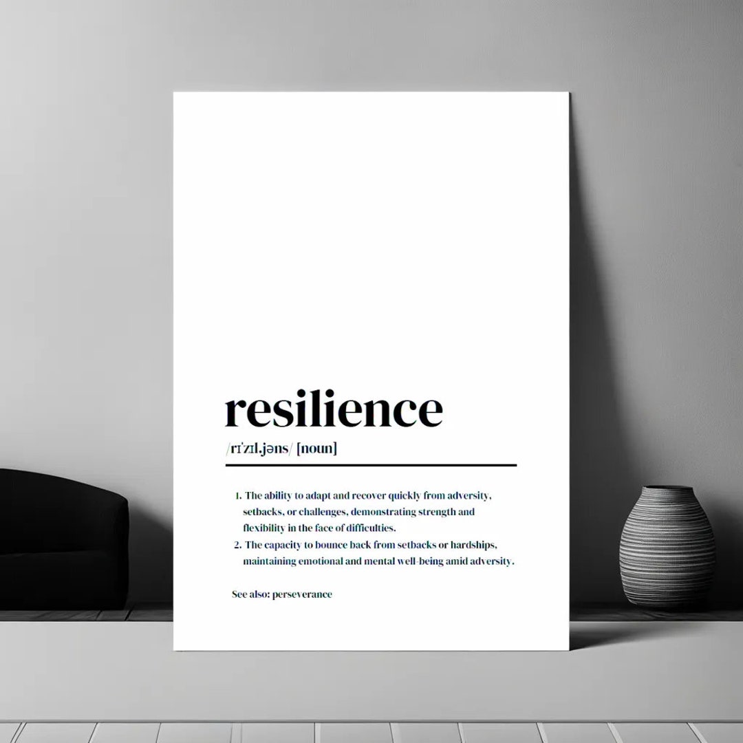 Resilience Poster - Etsy