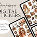 Bookworm Digital Sticker Book Goodnotes Stickers iPad Stickers for iPad ...