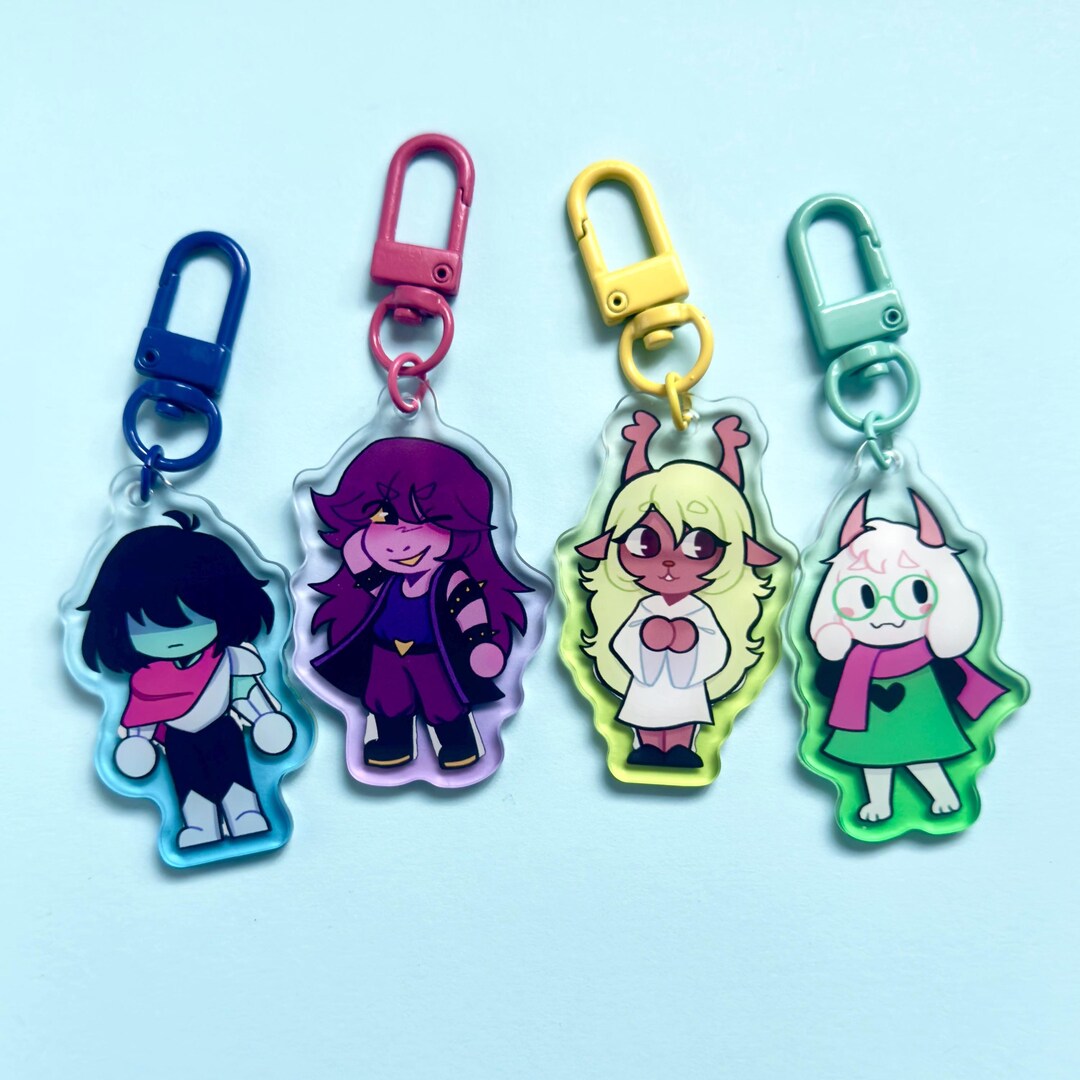 DELTARUNE | Mini Keychains (series 1) - Etsy