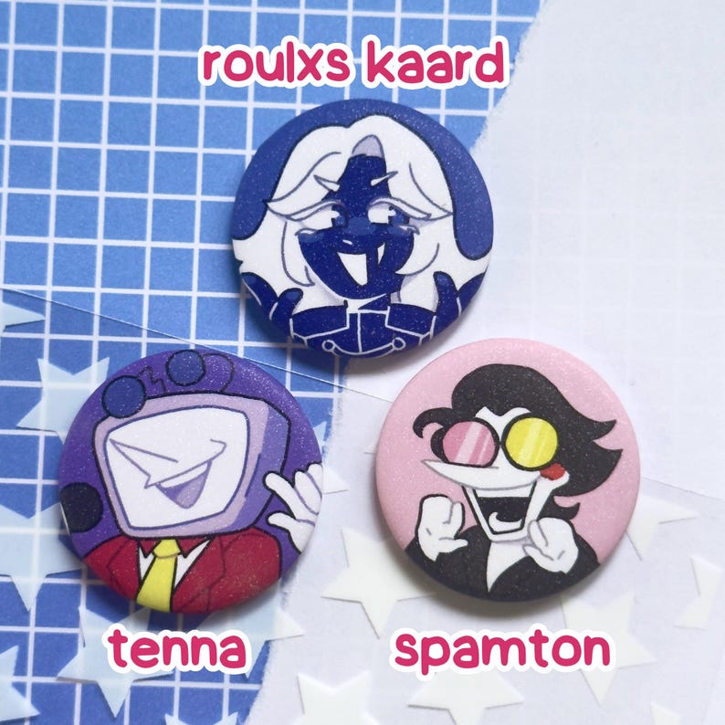 DELTARUNE | Character Button Badges - Etsy