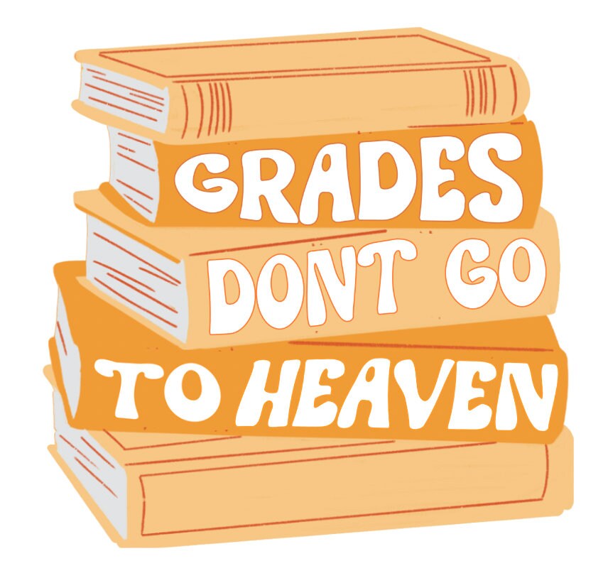 Grades Don't Go to Heaven Sticker | Christian Waterproof School Sticker - Etsy