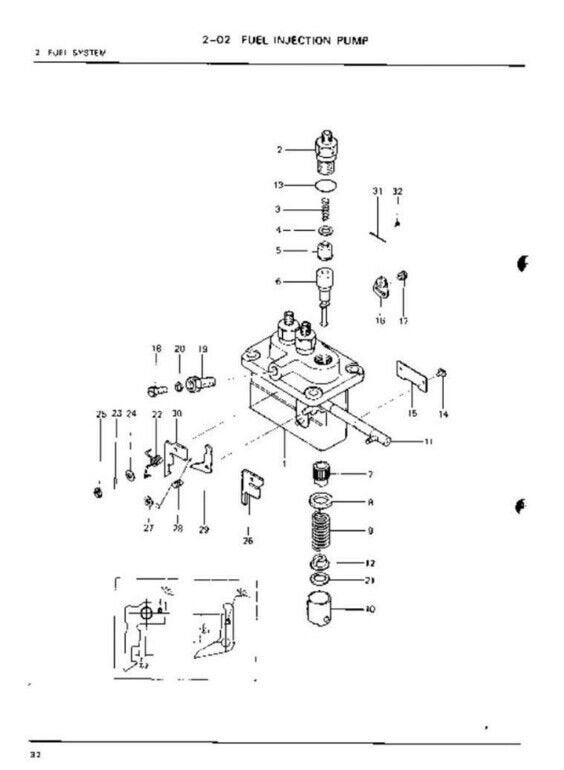 Mitsubishi K3B K3D K3E Engine Parts Manual - Etsy