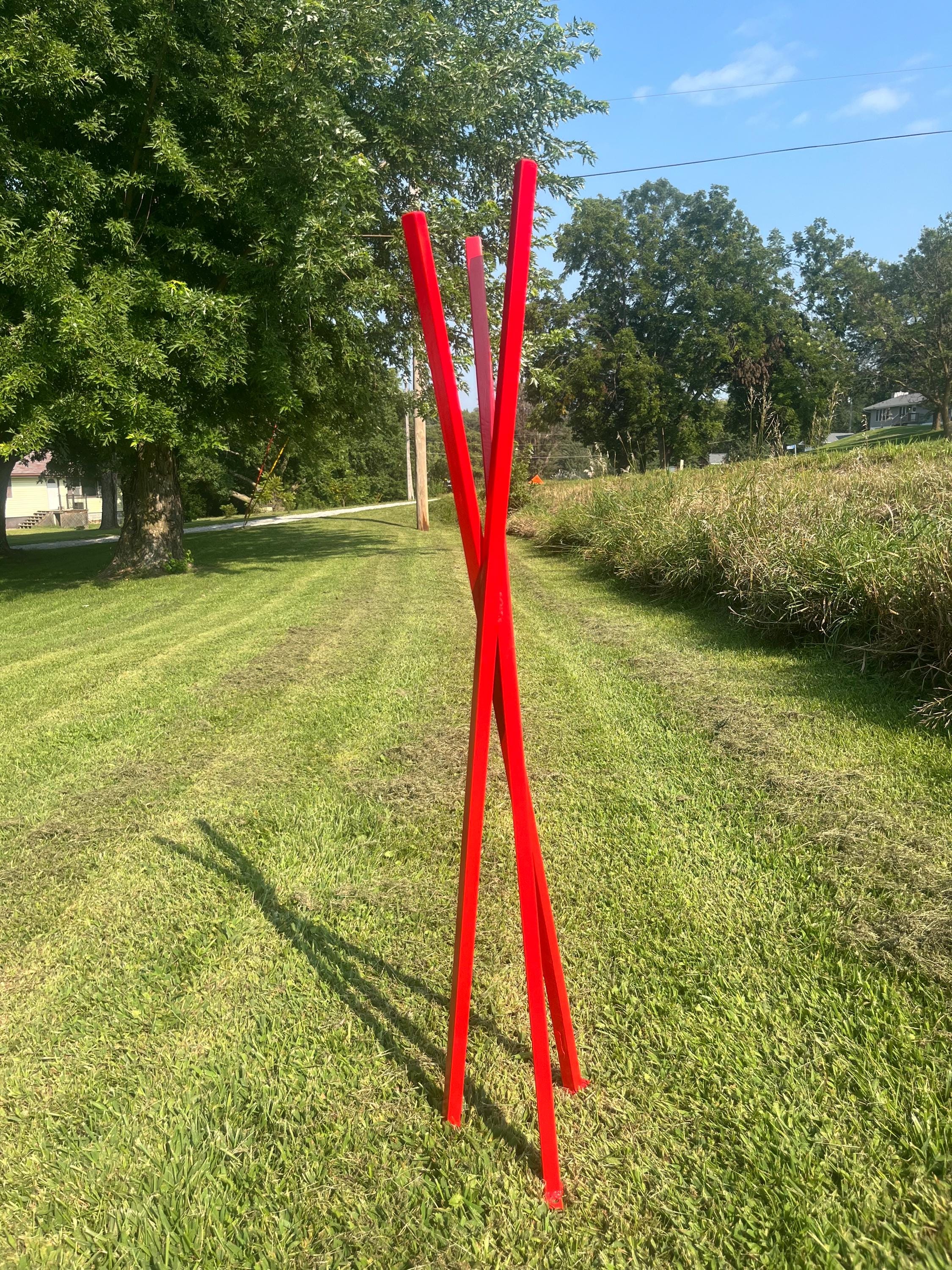 Abstract Large Outdoor Sculpture Sleek Minimalist Garden Statue - Etsy