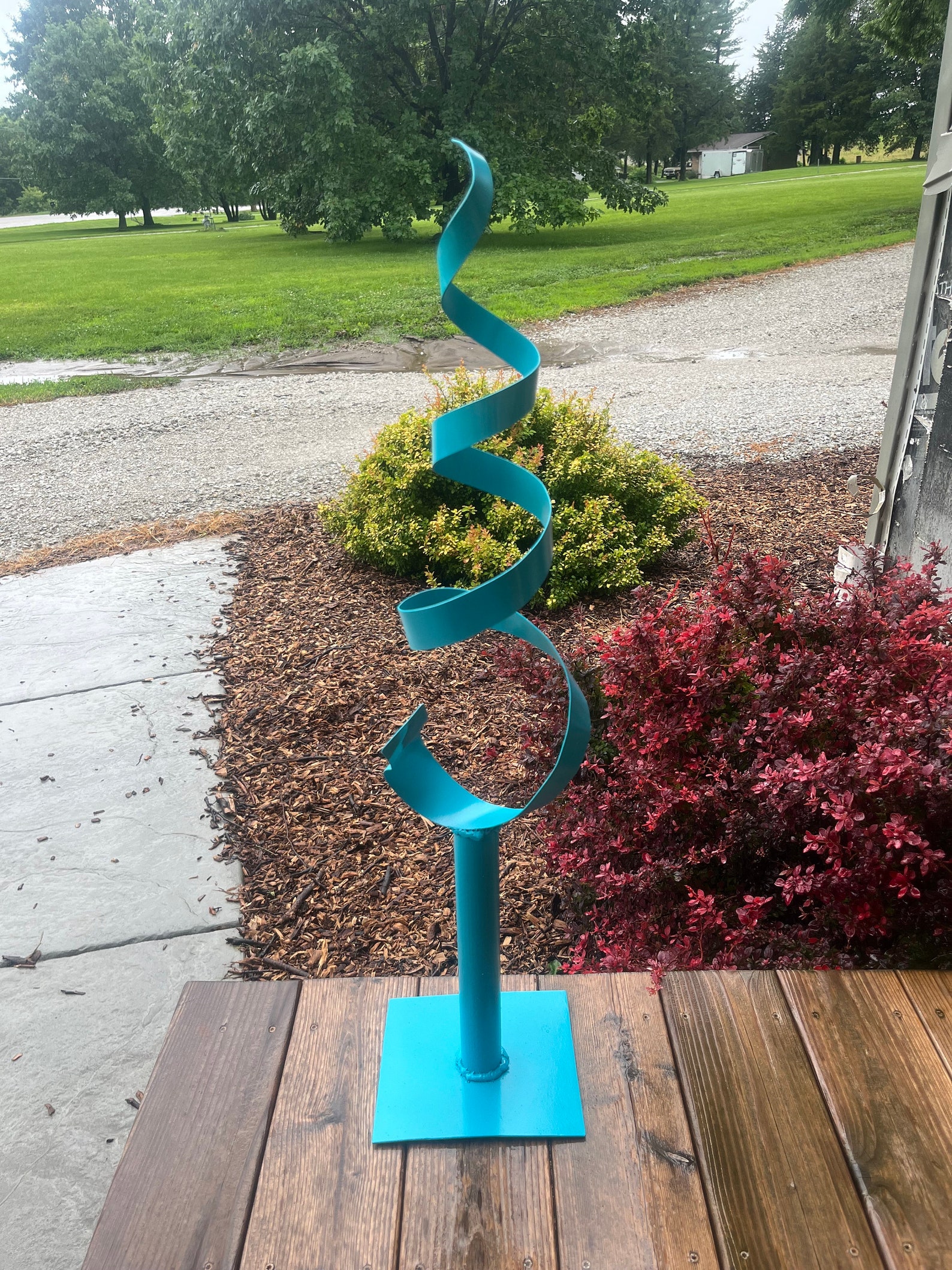 The Whirly-doo 36 Metal Sculpture Yard Art Indoor/outdoor Decor - Etsy