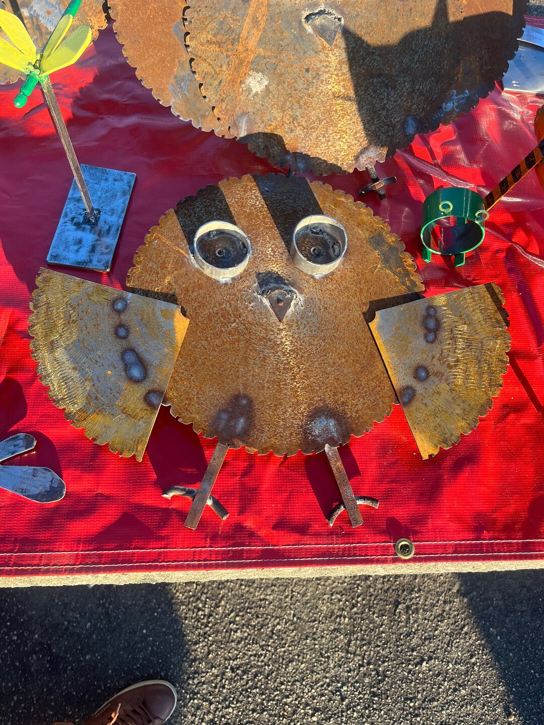 Bobo the Bird Metal Yard Art Wall Art - Etsy