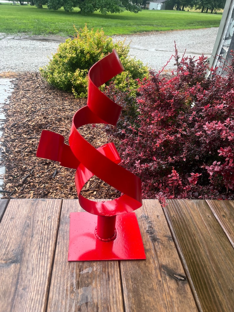 The Whirly-doo 18” Metal Sculpture Yard Art Indoor/outdoor Decor - Etsy