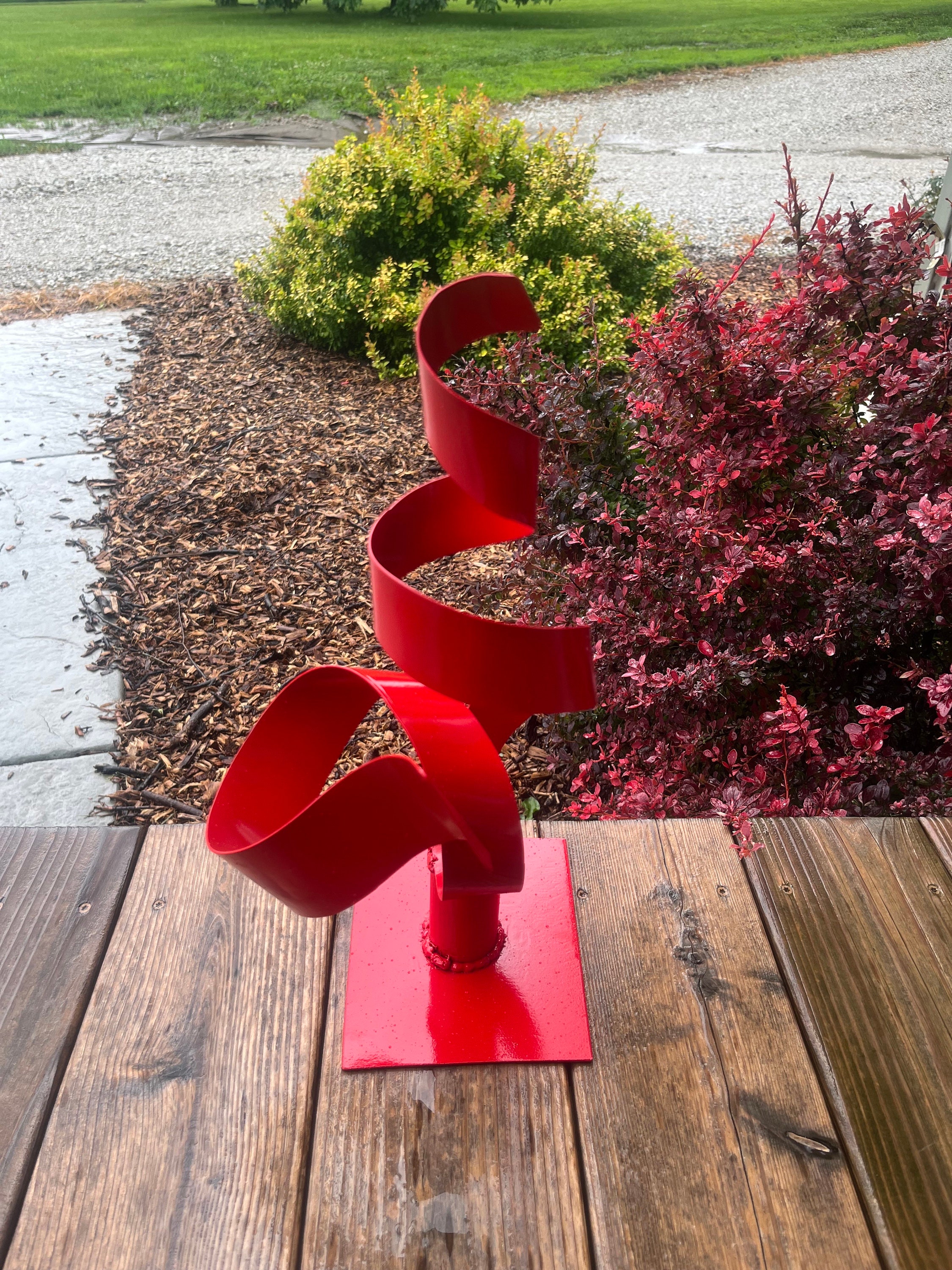 The Whirly-doo 18” Metal Sculpture Yard Art Indoor/outdoor Decor - Etsy