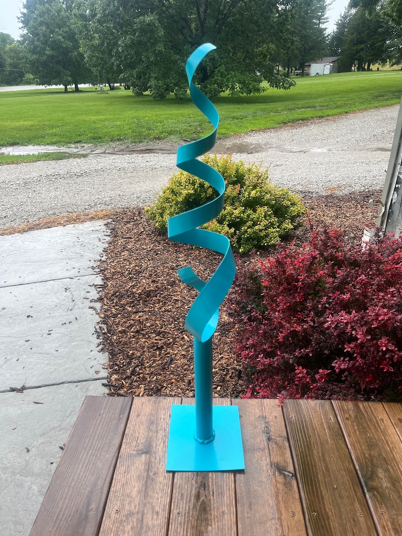 The Whirly-doo 36” Metal Sculpture Yard Art Indoor/outdoor Decor - Etsy
