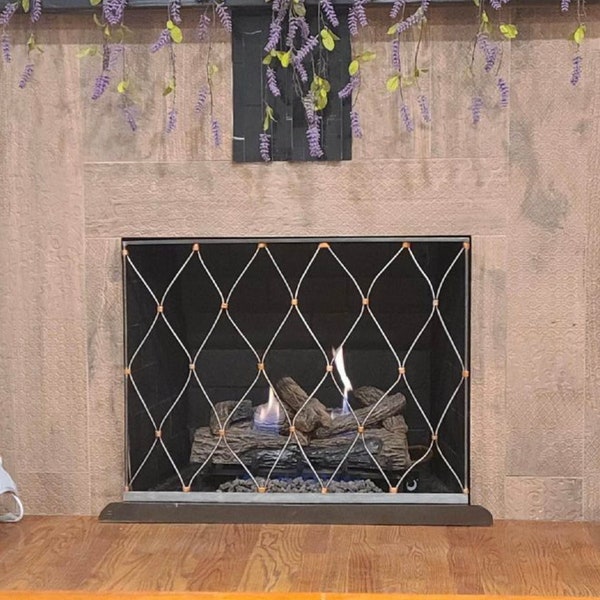 Fireplace Cover Screen Insert - Etsy